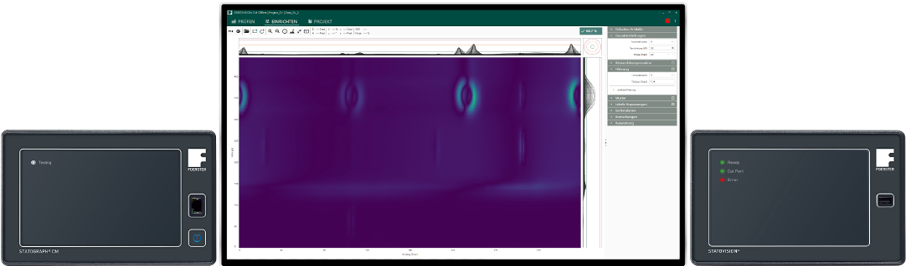 STATOVISION - Software for crack testing and surface analysis